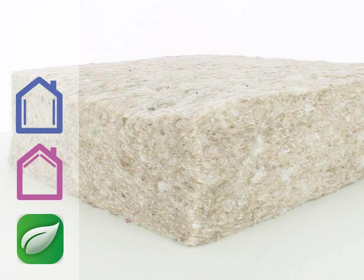 Isolant en fibres végétales - Iso Vegetal Buitex